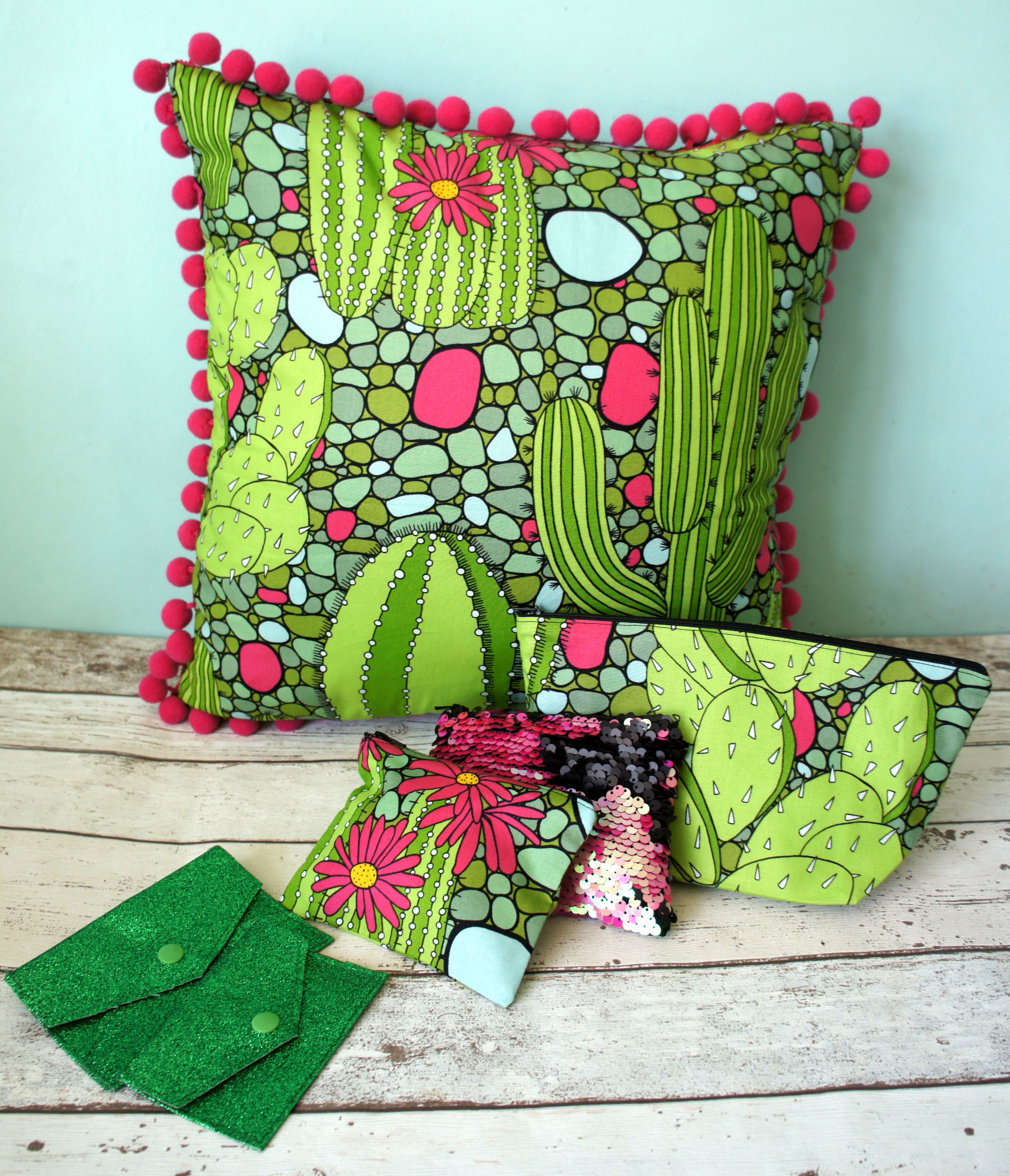 Tropical Cactus Bag – That’s Sew Becky