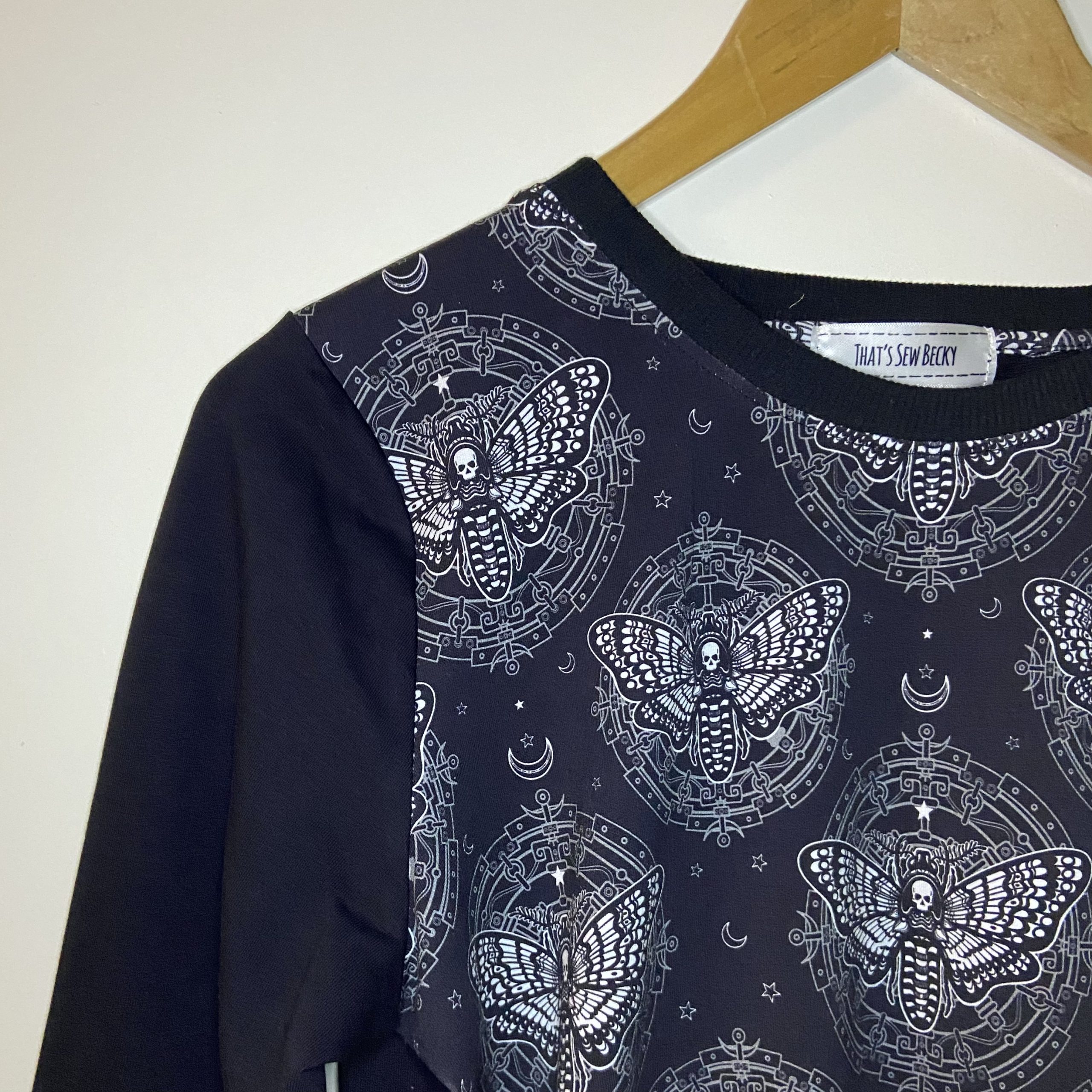 Death Head Moth Sweater Dress – That’s Sew Becky
