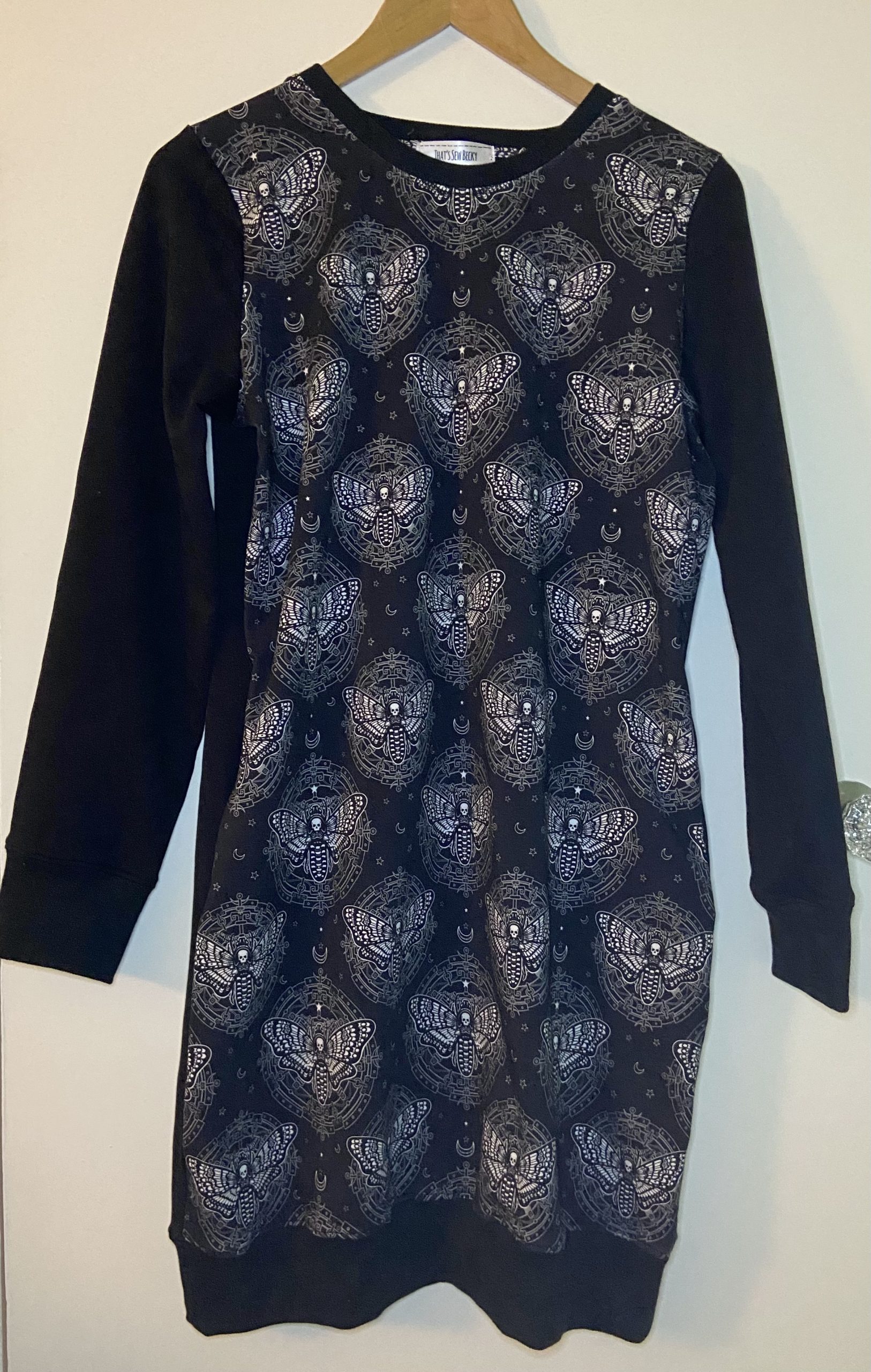 Death Head Moth Sweater Dress – That’s Sew Becky